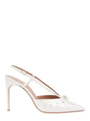 MALONE SOULIERS Moore 90 Slingback Heels - White