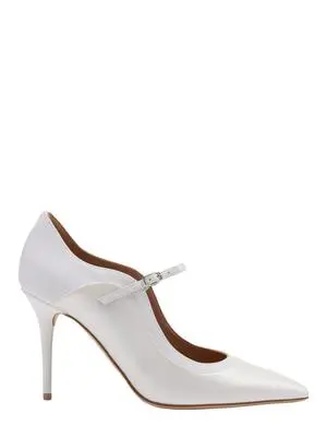 MALONE SOULIERS Corina 85 Heeled Pumps - White