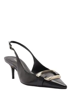 AREZZO Felicity Slingback Pointed Toe Pump - Black