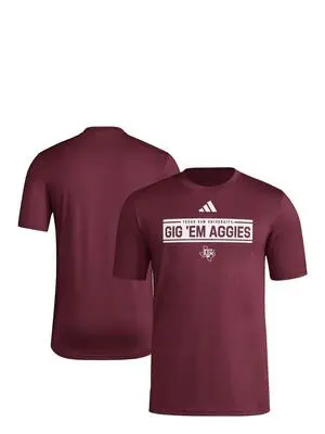 Adidas Texas A&m Aggies Locker Slogan Pre-game T-shirt - Maroon