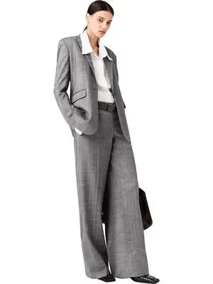 Stella McCartney Single-breasted Pinstripe Jacket - Gray