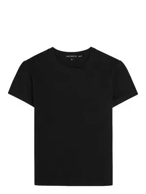 Good American Stretch-cotton T-shirt - Black