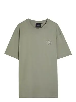 Canada Goose Gladstone Logo Cotton T-shirt - Khaki