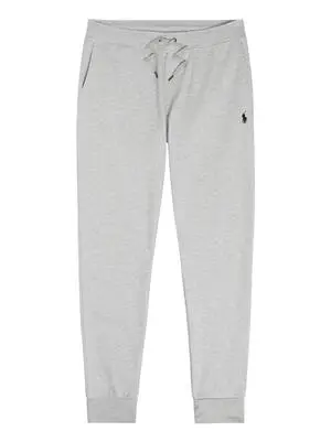 Polo Ralph Lauren Logo-embroidered Jersey Sweatpants - Grey