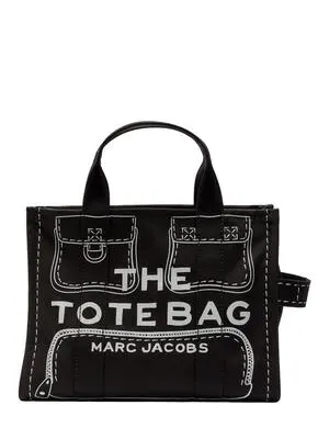Marc Jacobs The Tote Medium Printed Canvas Tote - Black
