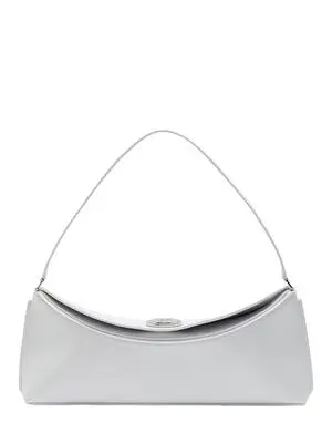 Jacquemus Le Calisson Leather Shoulder Bag - White