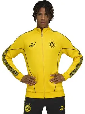 PUMA Borussia Dortmund King Anthem Soccer Track Jacket - Yellow