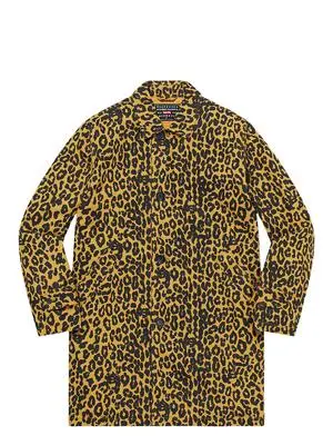 Supreme X Hysteric Glamour Leopard Trench - Tan