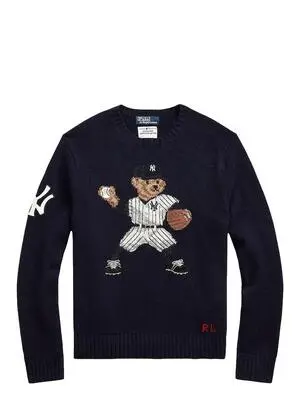 POLO BY RALPH LAUREN Polo Ralph Lauren X New York Yankees Pullover Sweater - Blue