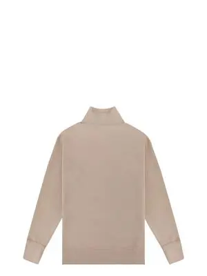Nike Sportswear Tech Fleece Reimagined Oversized Turtleneck Sweatshirt - Tan