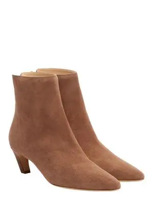 Gabriela Hearst Clayton Suede Ankle Boots - Brown