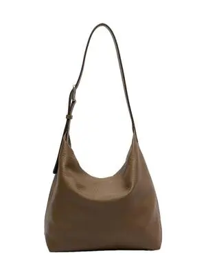 THE ROW Isa Leather Shoulder Bag - Green