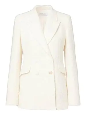 Gabriela Hearst Stephanie Cashmere And Wool-blend Blazer - White