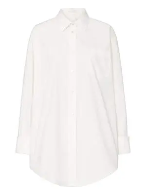 THE ROW Ment Cotton Poplin Shirt - White
