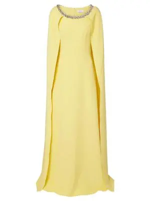 Safiyaa Embellished Gown - Yellow