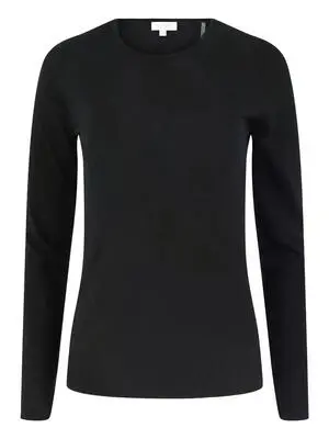 KINROSS CASHMERE Long-Sleeve Crewneck Top