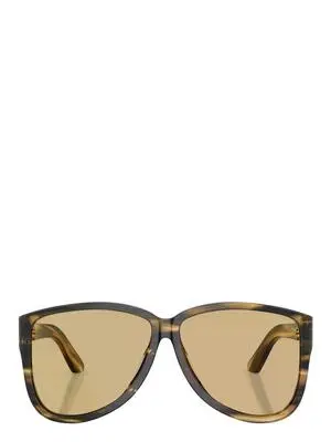 Miu Miu Oversized-frame Sunglasses - Green