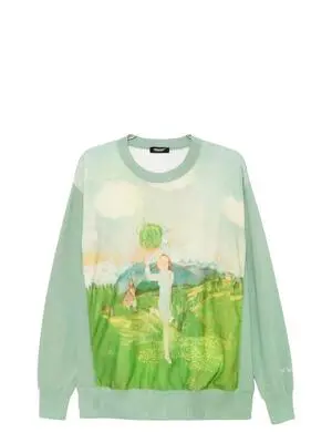 UNDERCOVERISM Cotton Sweatshirt - Green