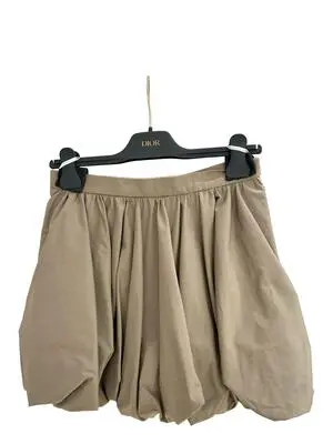 Dior Gathered Bubble Skirt - Khaki