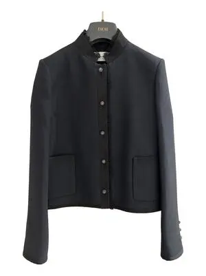 Dior Fitted Jacket With Lace - Black