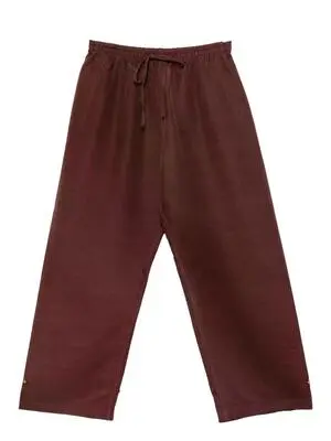 SAMUEL GUÌ YANG Straight Trousers - Red