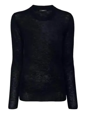 JOSEPH Cashmere Crew-neck Sweater - Black