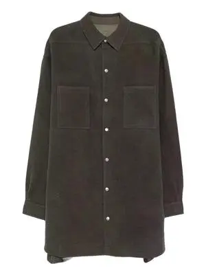 Rick Owens Double-pocket Wool Shirt Jacket - Green