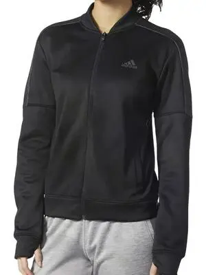 Adidas Team Issue Bomber Zip-up Jacket - Black