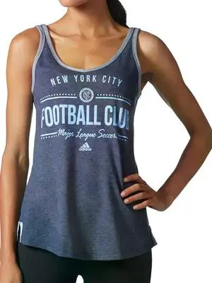 Adidas V-neck Football Club Tank Top - Blue