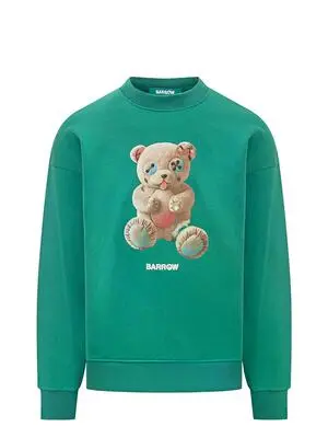 BARROW Printed Sweatshirt - Green