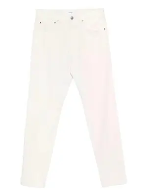 LARDINI Buttoned Straight-leg Jeans - Neutrals