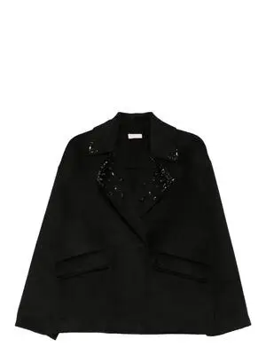 Liu Jo Sequin Embellished Jacket - Black
