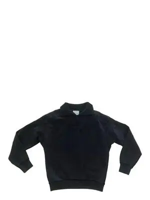 MARANT Zip-neck Ribbed Sweater - Black
