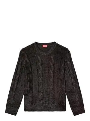 DIESEL K-michiu Cable-knit Sweater - Black