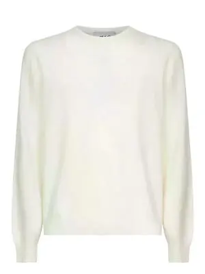 D4.0 Crew-neck Sweater - White