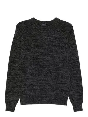 CENERE GB Raglan-sleeve Wool-blend Sweater - Grey