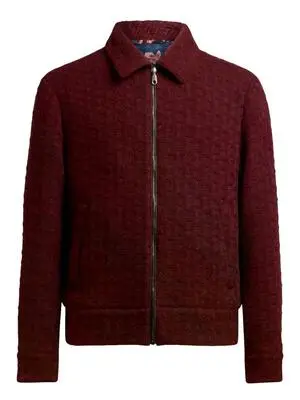 Etro Textured Bomber Jacket - Red