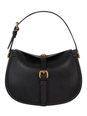 Etro Leather Shoulder Bag - Black