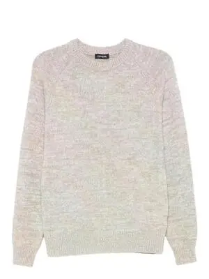 CENERE GB Wool Raglan-sleeve Sweater - Neutrals