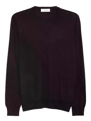 MAURO OTTAVIANI Crew-neck Wool Sweater - Brown