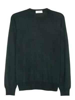 MAURO OTTAVIANI Crew-neck Long-sleeved Sweater - Green