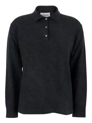 P.A.R.O.S.H Polo-Neck Button Polo Shirt
