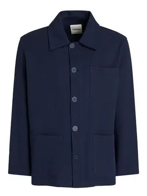 Sandro Cottontwill Overshirt Navy