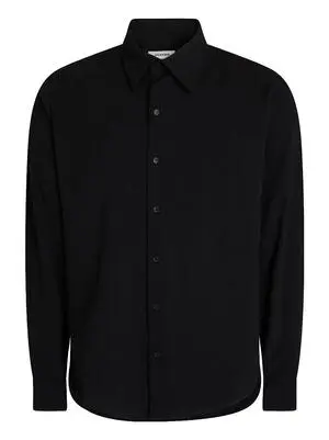 Sandro Crepon Shirt - Black