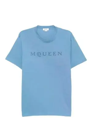 Alexander McQueen Logo T-shirt - Blue