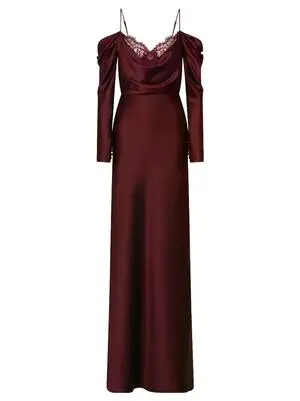 Rebecca Vallance Avalon Lace-trimmed Gown - Purple