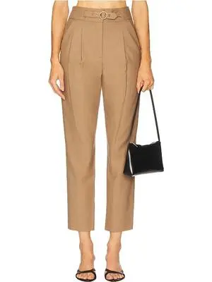 Veronica Beard Wisteria Tailored Trousers - Hazelnut