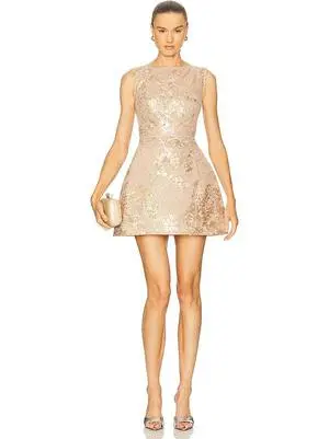 BRONX AND BRONCO Violet Mini Dress - Gold Sequin