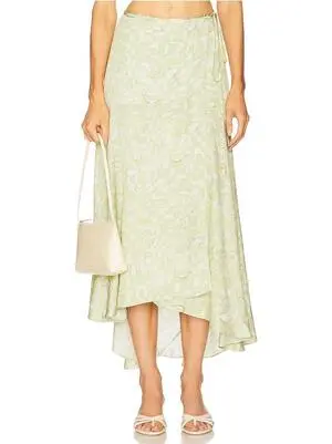 Alexis Alzena Wrap Skirt - Pistachio Mirage