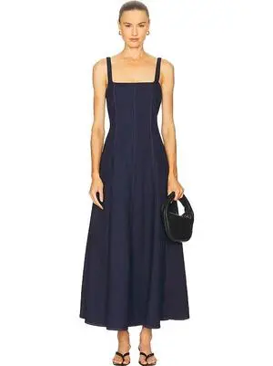 NICHOLAS Athena Denim Midi Dress - Indigo